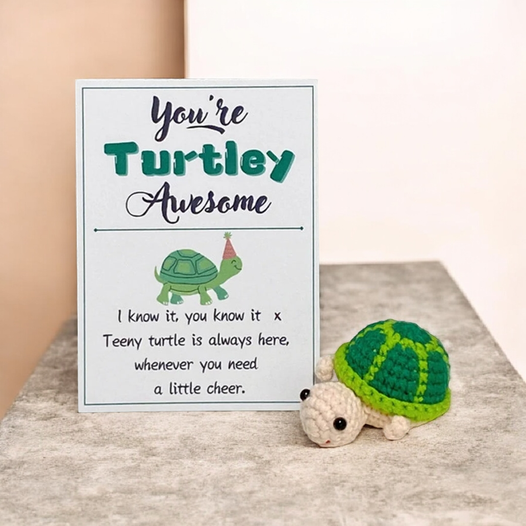 Handmade You Are Turtley Awesome Teeny Turtle – Kava Brand Co